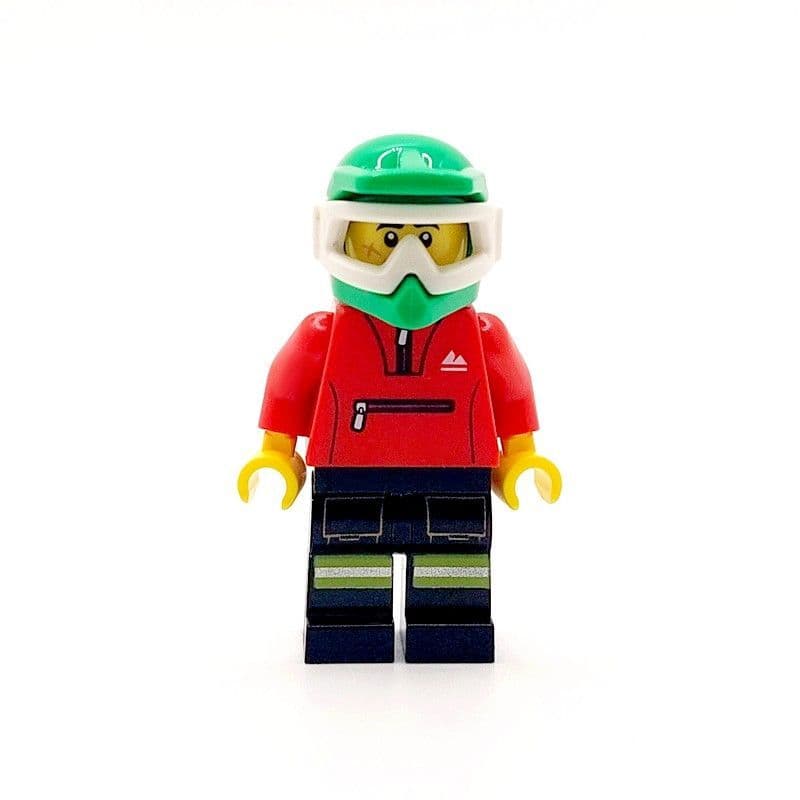 LEGO Mountain Dirt BMX Bike Cake Topper Decoration Bicycle & Minifigure ...