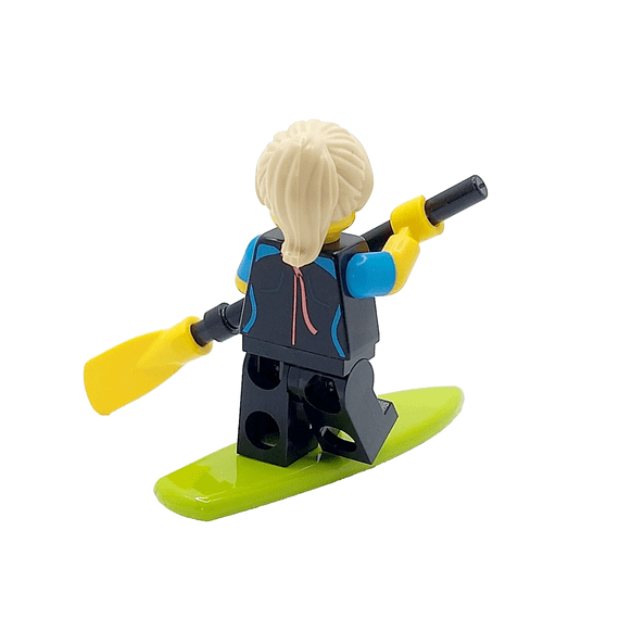 LEGO Paddle Boarder Cake Topper Decoration Female With Oar And Surf ...