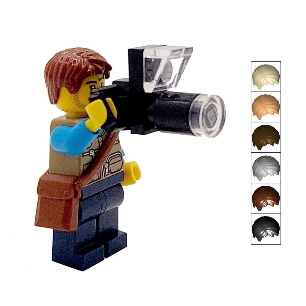 LEGO Photographer Cake Topper Decoration Made With LEGO Bricks Male ...