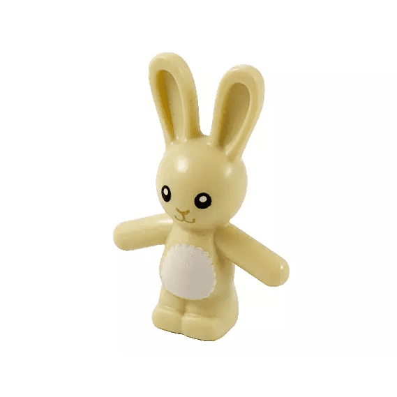 LEGO Rabbit Bunny Pet Animal Printed Minifigure Tan 66965pb01