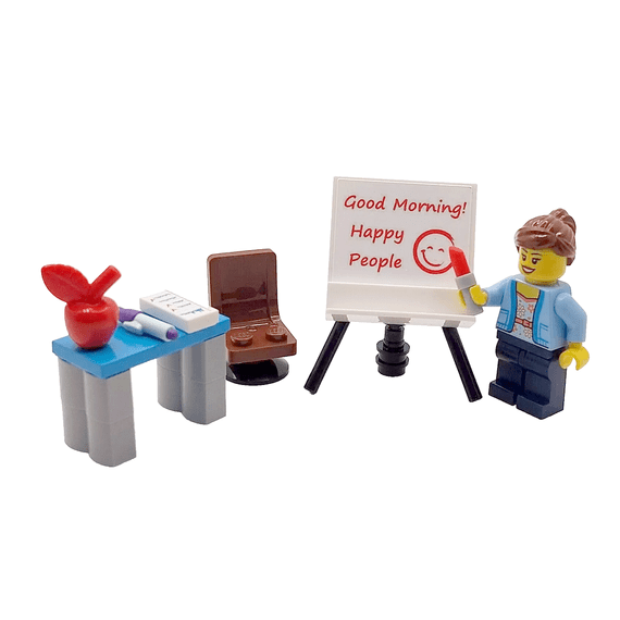 LEGO School Teacher Gift Female College Lecturer Minifigure Set Mothers ...