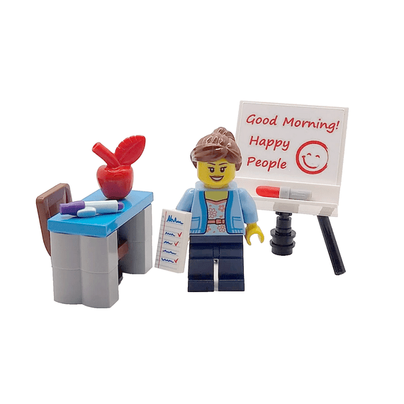 LEGO School Teacher Gift Female College Lecturer Minifigure Set Mothers ...