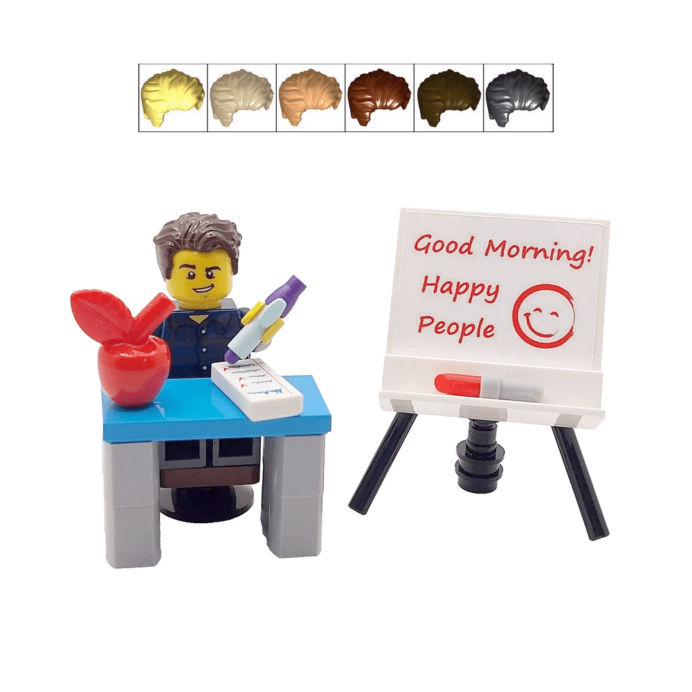 LEGO School Teacher Gift Male College Lecturer Minifigure Set Fathers Day