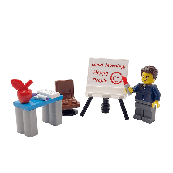 LEGO School Teacher Gift Male College Lecturer Minifigure Set Fathers ...