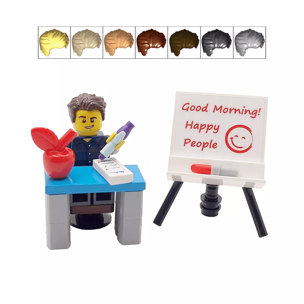 LEGO School Teacher Gift Male College Lecturer Minifigure Set Fathers ...