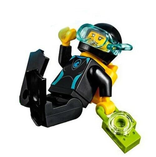 LEGO Scuba Diver Cake Topper Decoration Made With LEGO Bricks ...