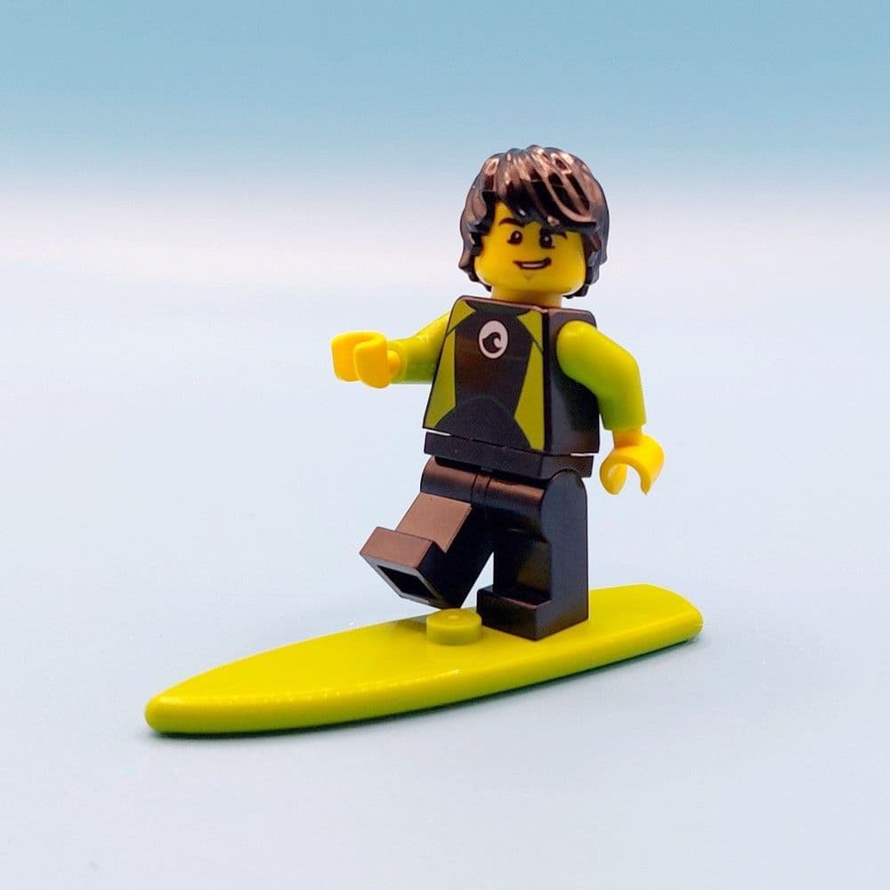 LEGO Surfer Paddle Boarder Cake Topper Decoration Male Minifigure ...