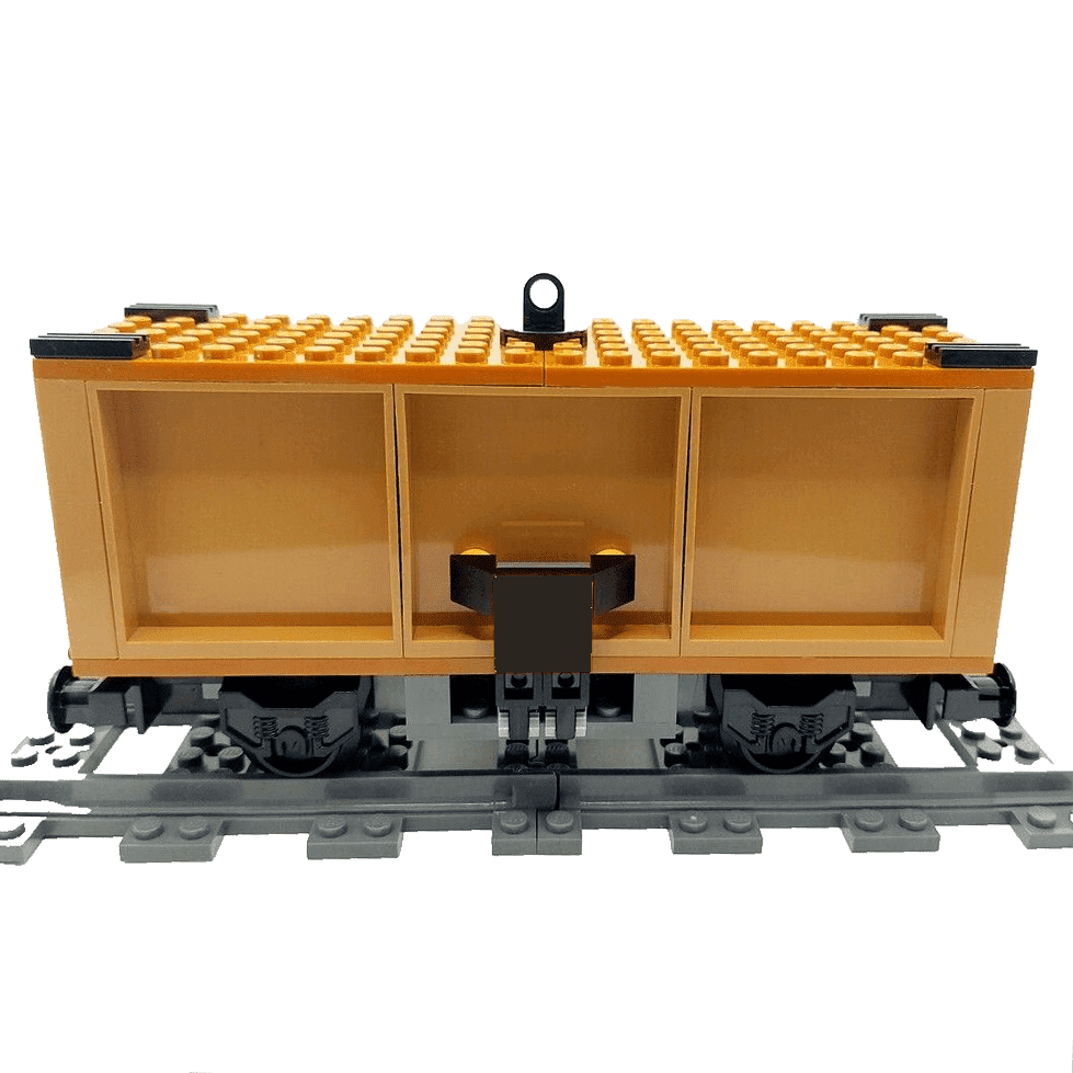 LEGO Train Custom Made Freight Container Wagon Cargo Carriage