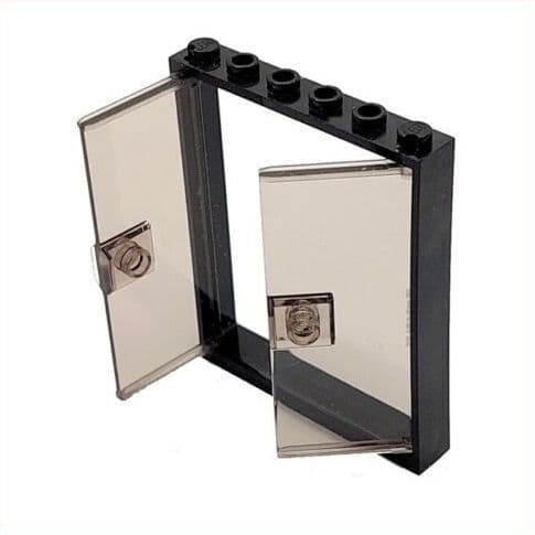 LEGO Train Double Door Set 2 of 3x6 Door & 1 of 1x6x6 Frame 80683 & 42205