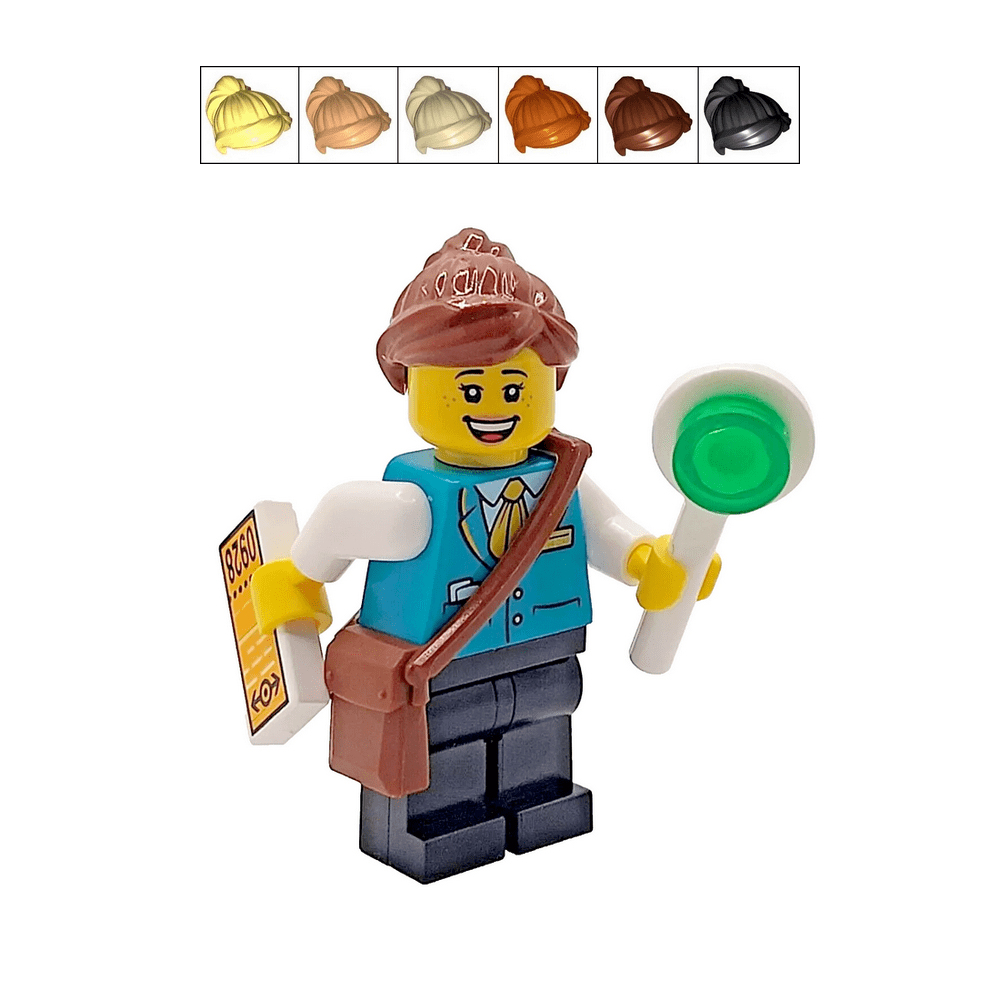 LEGO Train Manager Gift Female Minifigure Station Platform Railway ...