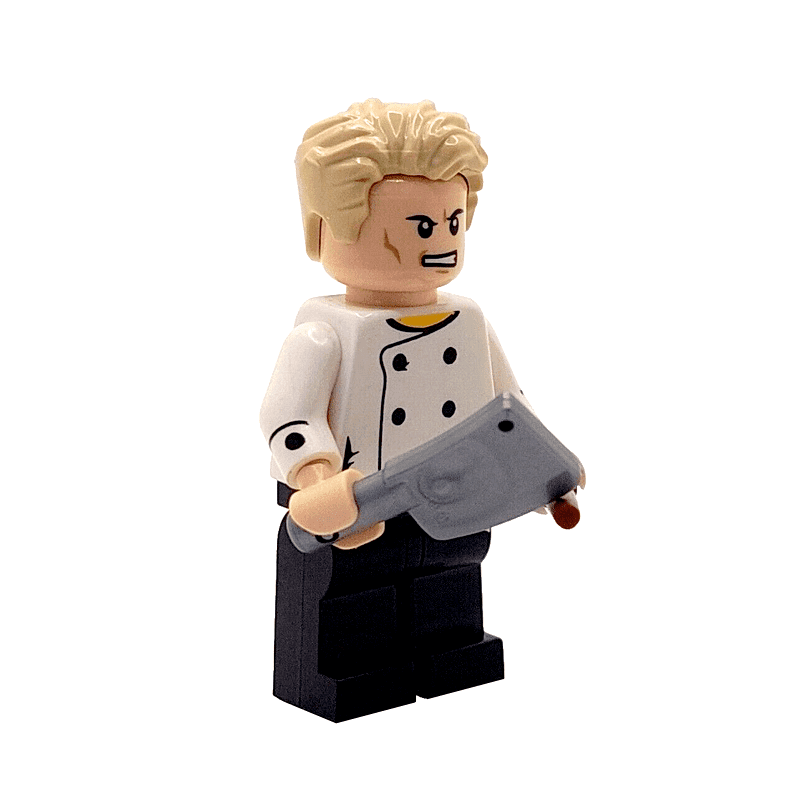LEGO TV Chef Gordon Ramsay Minifigure Gift With Cleaver Hell s Kitchen ...