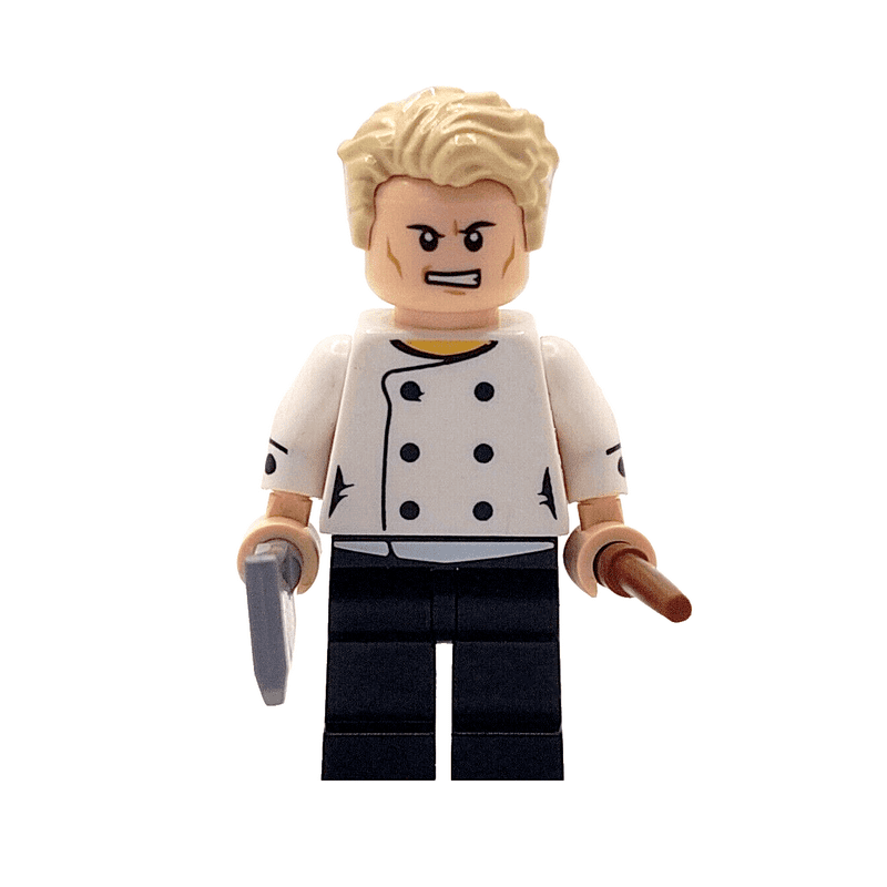 LEGO TV Chef Gordon Ramsay Minifigure Gift With Cleaver Hell s Kitchen ...