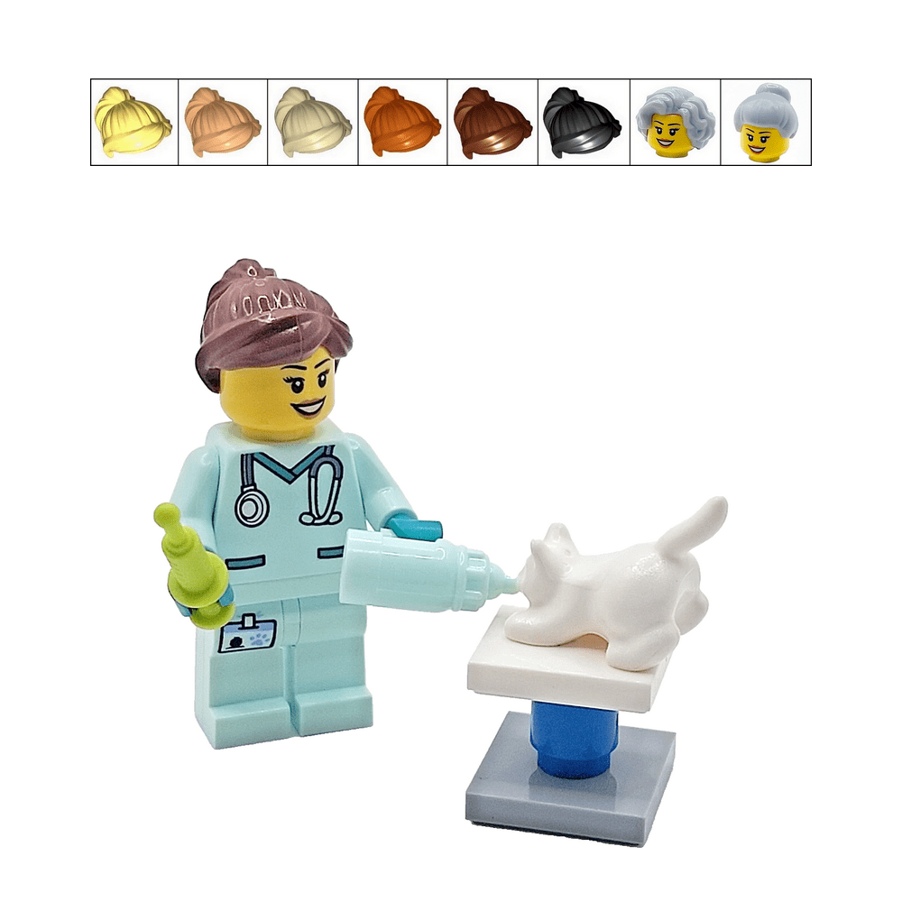 LEGO Vet Cake Topper Decoration Made With LEGO Bricks Veterinarian ...