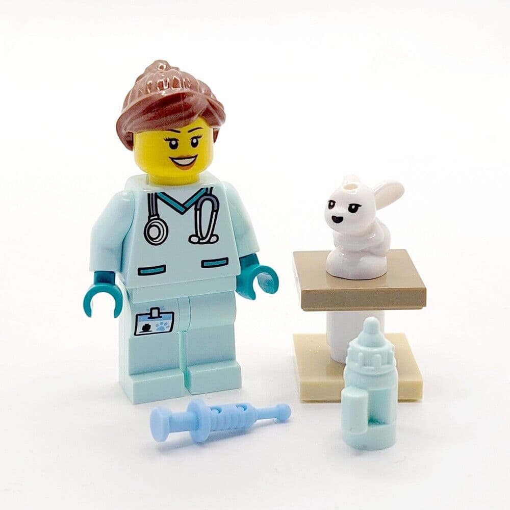 LEGO Vet Cake Topper Decoration Made With LEGO Bricks Veterinarian ...