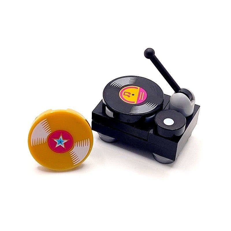 LEGO Vinyl Record Player Turntable Minifigure Music Furniture Accessory 2
