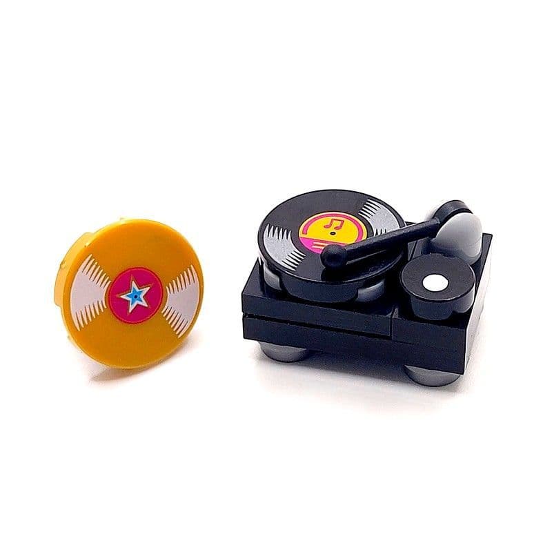 LEGO Vinyl Record Player Turntable Minifigure Music Furniture Accessory 2