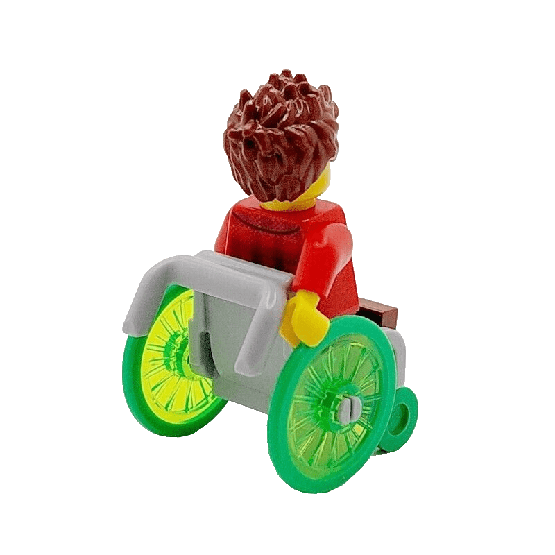 LEGO Wheelchair Cake Topper Decoration Disabled Man Male Minifigure ...