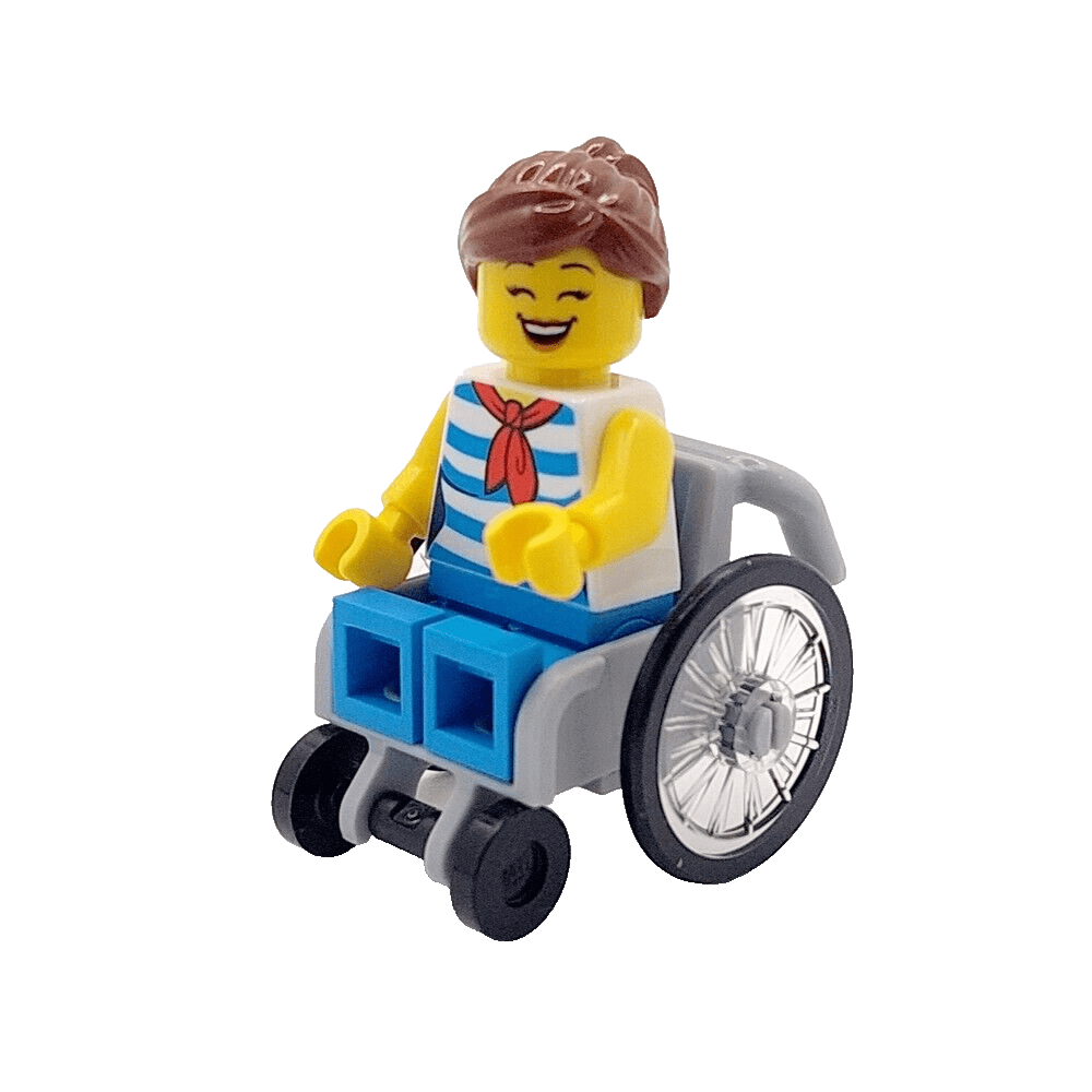 LEGO Wheelchair Cake Topper Decoration Disabled Woman Female Minifigure ...