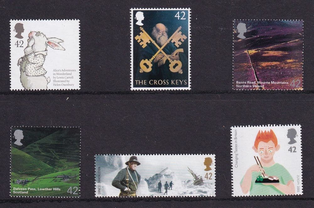 42p 25 off GB Postage Stamp mixed designs