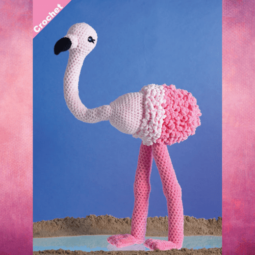 James C Brett Flutterby Chunky 100g B12 - Pink