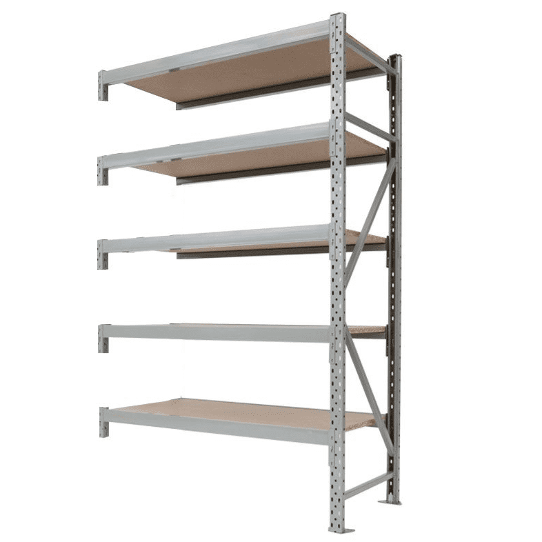 Grey 1200 Wide Longspan Racking Extention bay