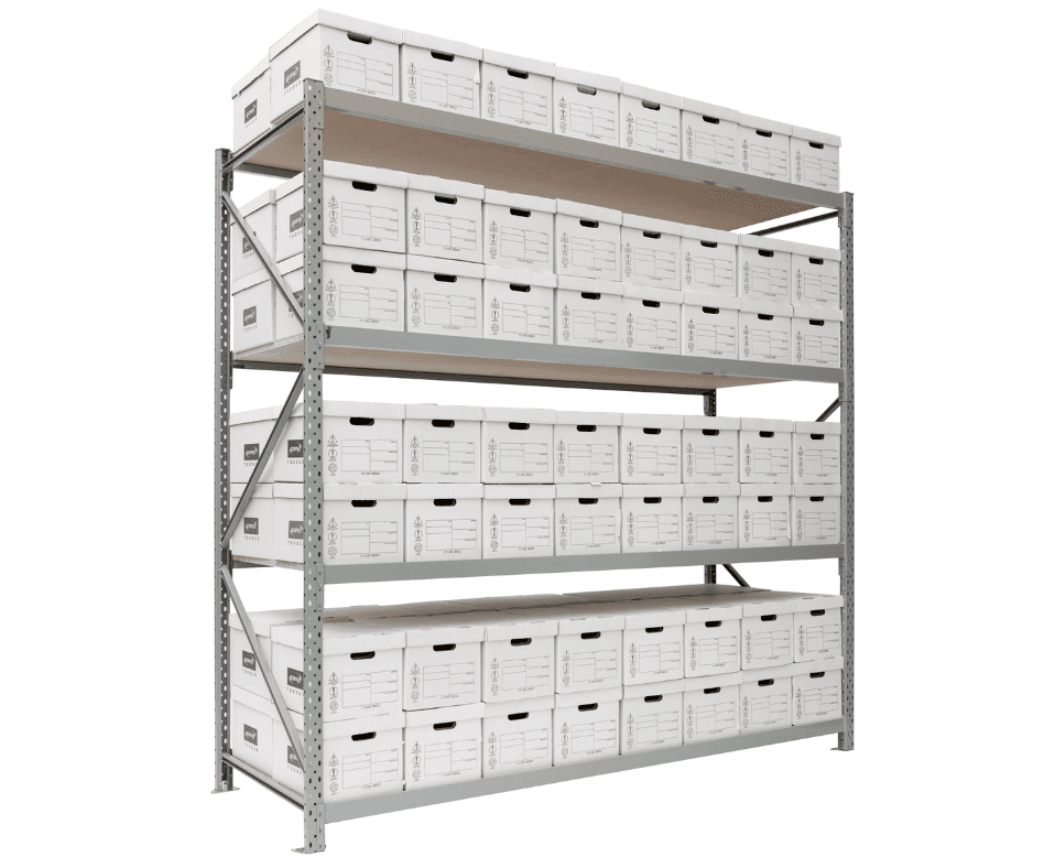 Grey 2400 Wide Longspan Racking