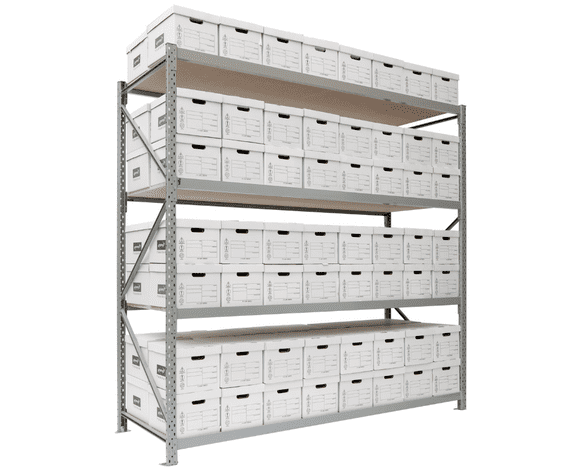 Grey 2400 Wide Longspan Racking