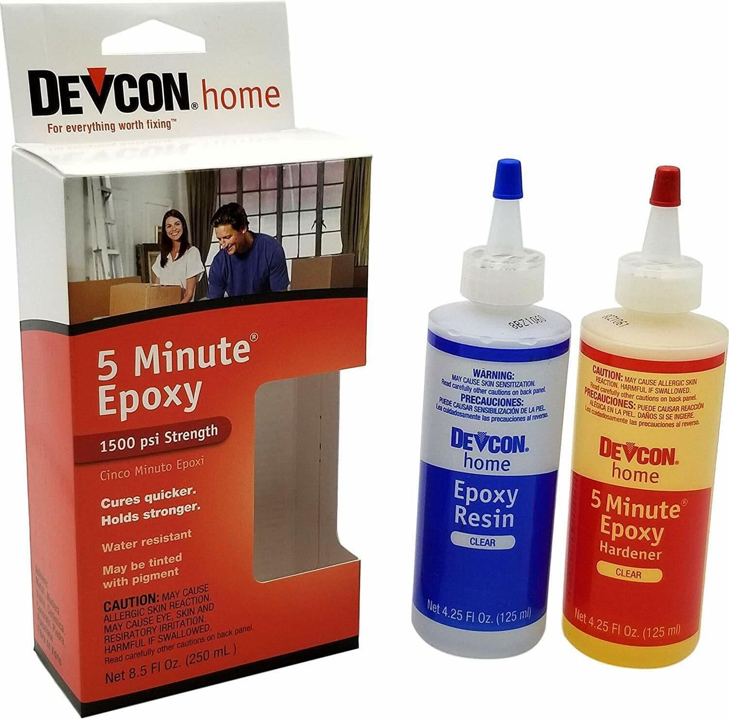 Devcon DEV20945 High Strength 5 Minute Epoxy Glue 250ml pack 8 5 Fl Oz ...