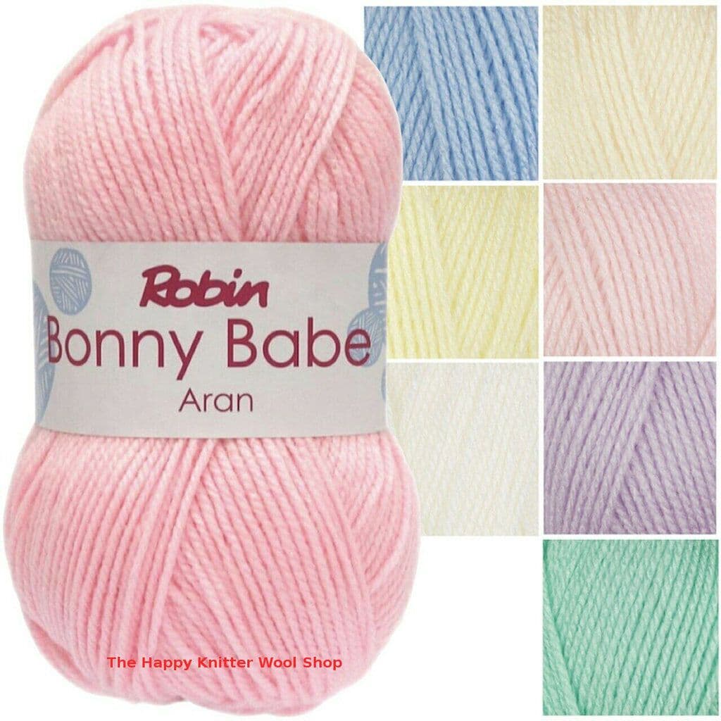 Robin Bonny Babe Soft Baby Aran 100g Knitting Crochet Wool Yarn