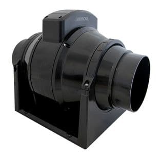 Manrose MF100S Inline Mixflow Centrifugal Extractor Fan