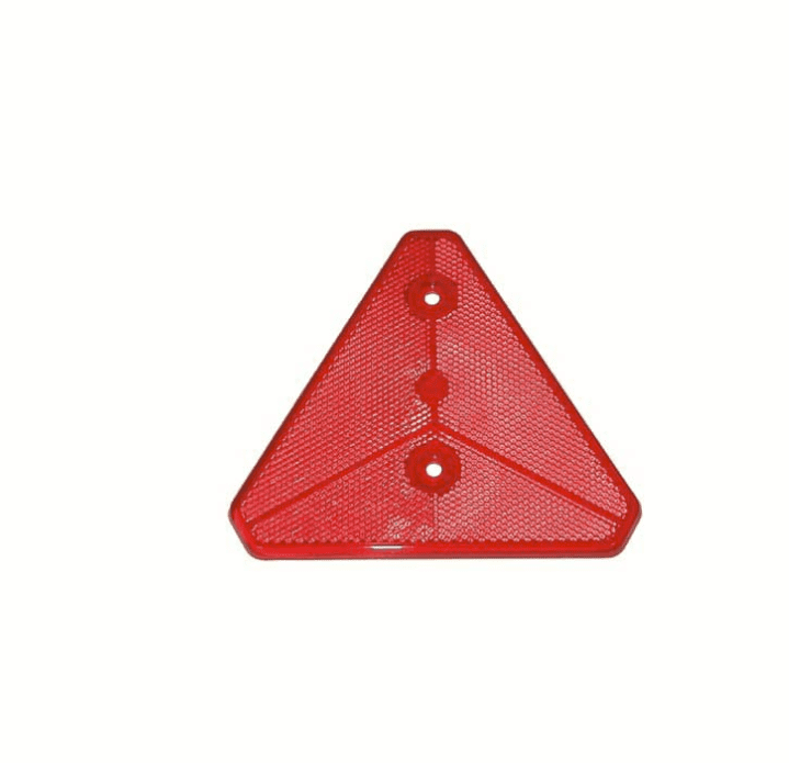 Red Triangle Reflector Pair Caravan and HGV lorry Suitable