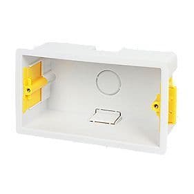 2 Gang 47mm double dry lining plasterboard box