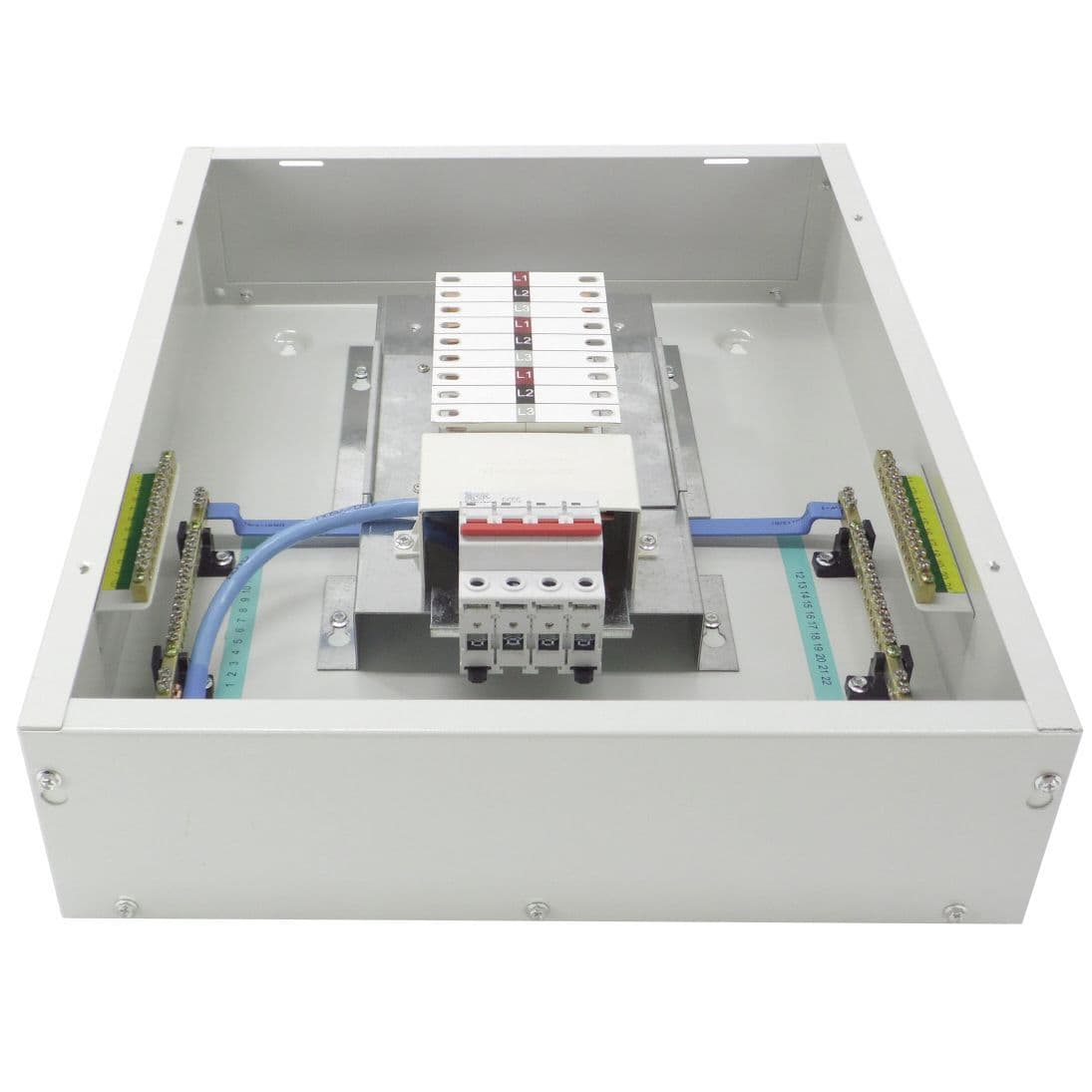 8 way TPN distribution board 125 AMP Mainswitch