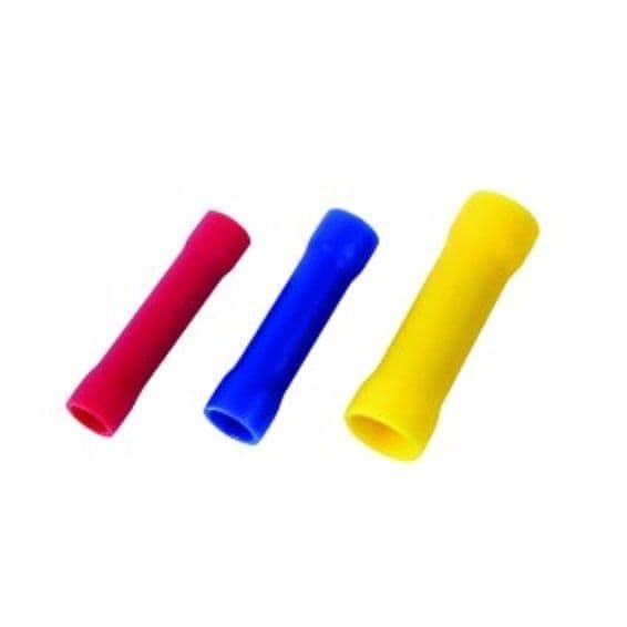 in line splice crimp connectors insulated 1 5nn red 2 5mm blue 6 0mm ...
