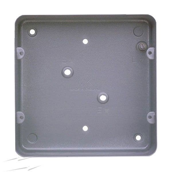 MK 893 6 Gang and 8 Gang Grid Flush Metal Box
