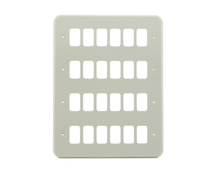 MK K3514 24 Gang Alum Surface Grid Plate