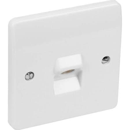 MK K3520 TV Coaxial Aerial Socket - White