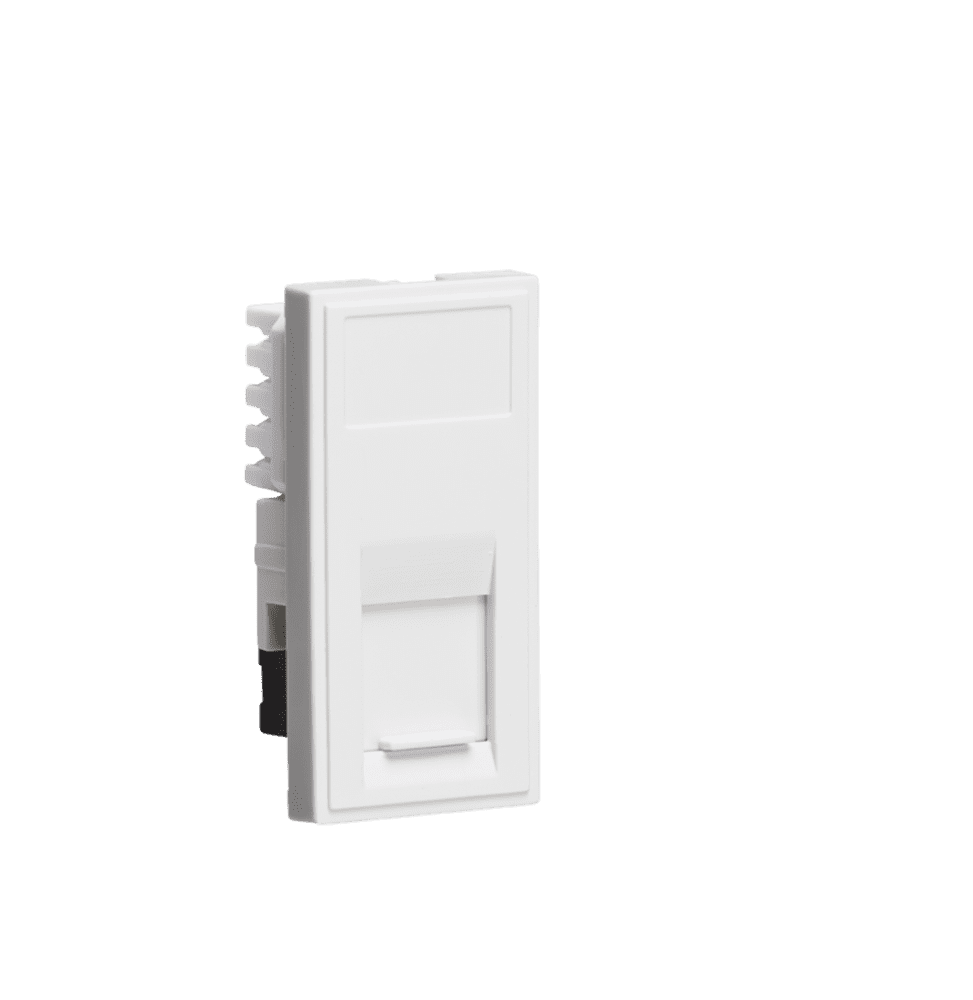 MODULAR UTP CAT6 RJ45 OUTLET - WHITE