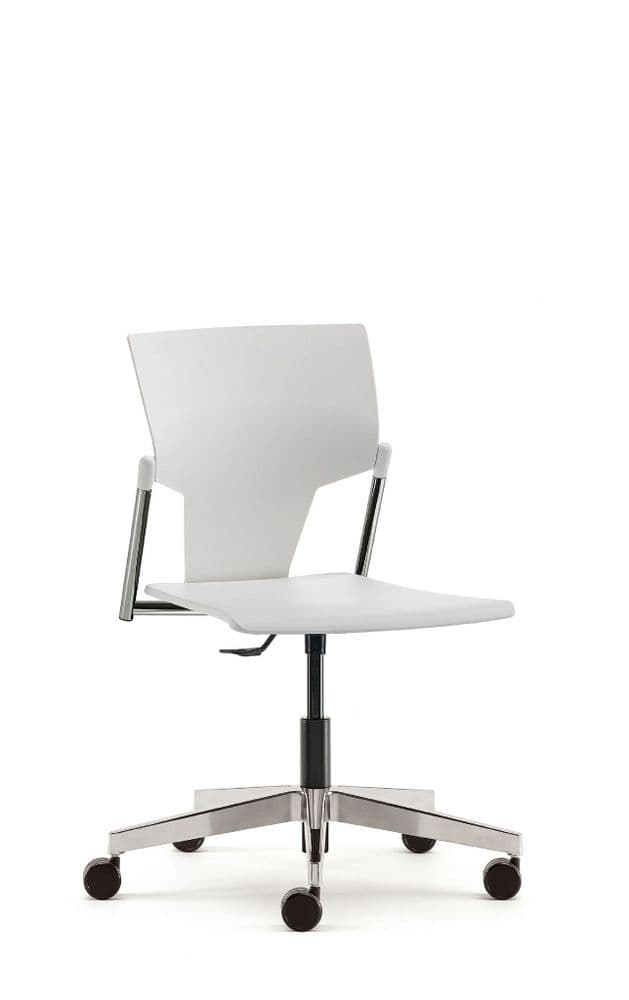 Pledge Ikon Chair With Plastic Seat And Back Including Swivel Mechanism ...