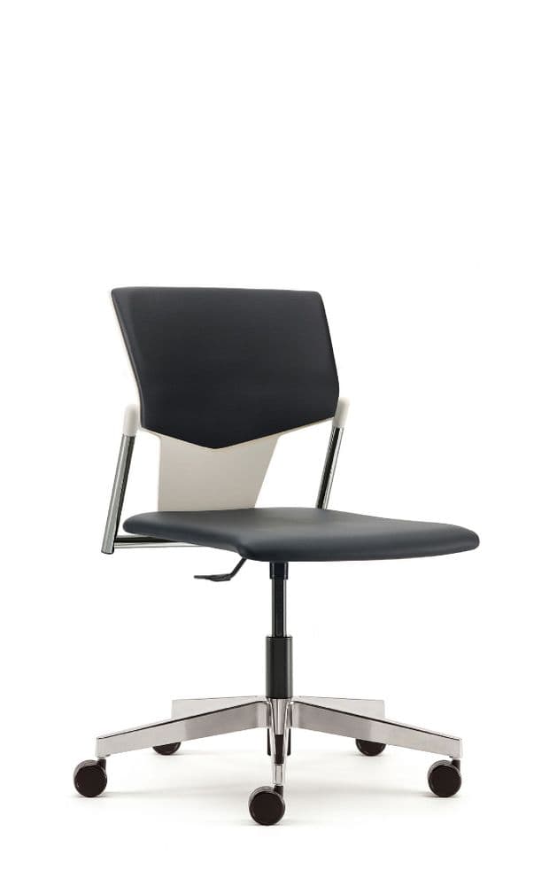 Pledge Ikon Chair With Upholstered Seat And Back Including Swivel ...