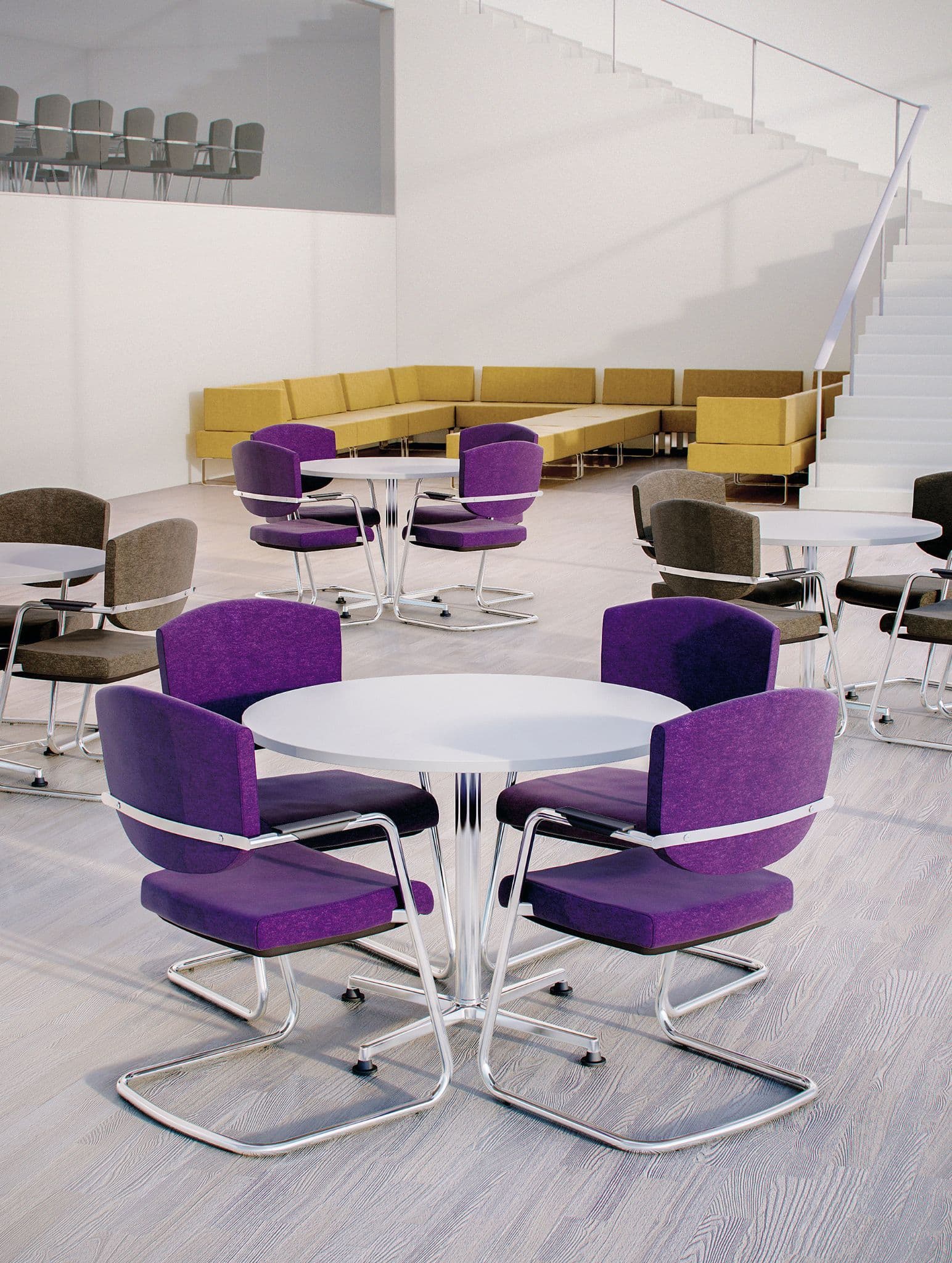 Pledge Key Meeting Room Chair With Cantilever Base Fixed Arms Fully ...