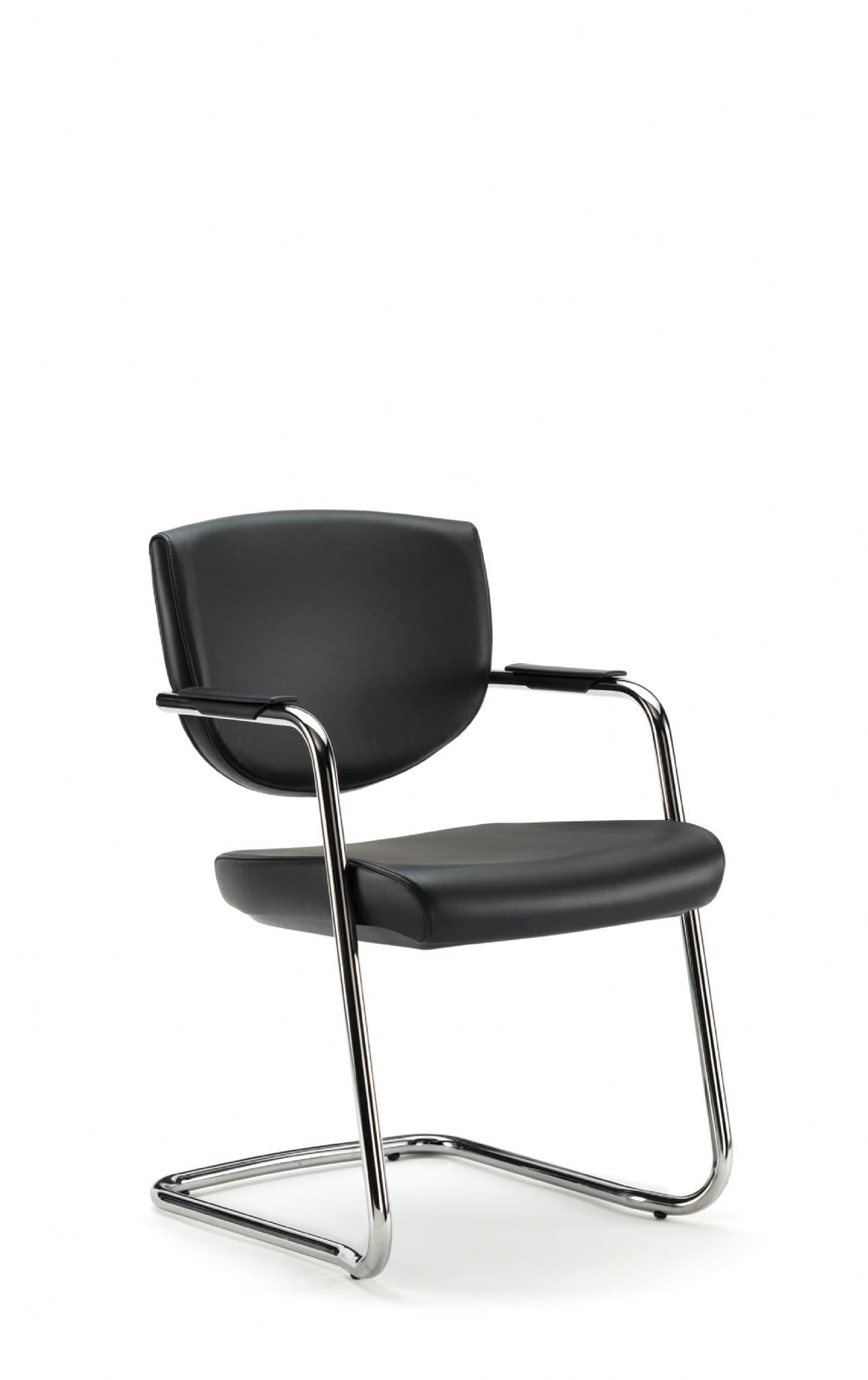 Pledge Key Meeting Room Stacking Chair With Cantilever Base And Fixed Arms