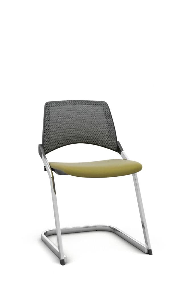 Pledge La Kendo Meeting Room Chair With Cantilever Base And Mesh Back