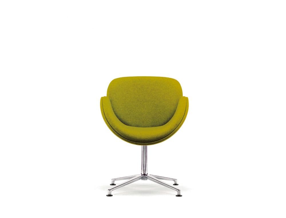Pledge Spirit Fully Upholstered Breakout Chair With Polished Aluminium ...