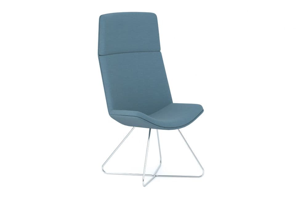 Pledge Spirit Lounge Fully Upholstered High Back Lounge Chair With ...