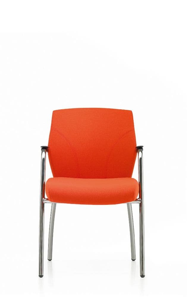 Pledge Tas Upholstered Visitor Chair With Self Arms And Four Leg Frame