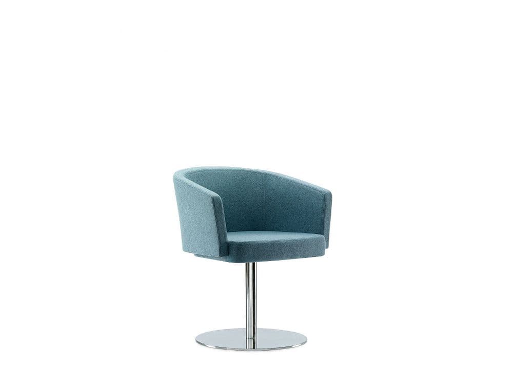 Pledge Zone Fully Upholstered Soft Breakout Chair With Swivel Base
