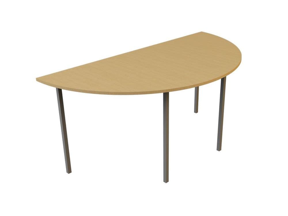 Semi Circular Meeting Table 25mm Top Square Fully Welded Table Choice ...