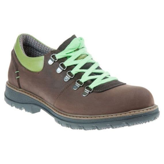 Adesso Roz Women s Waterproof Walking Shoe - Chocolate/Lime