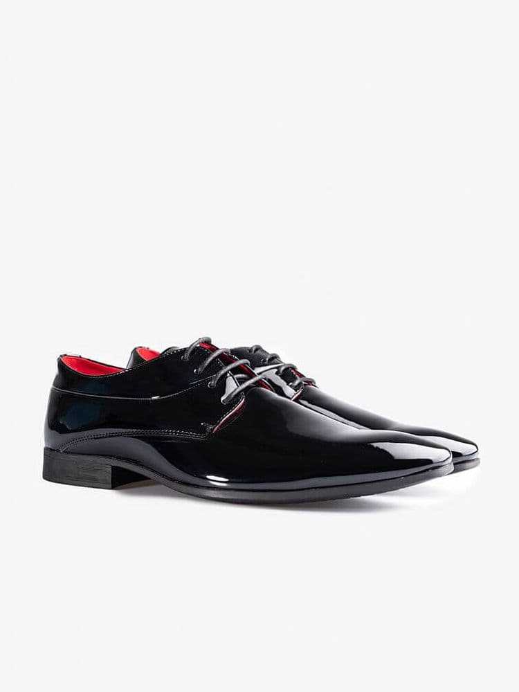 Charles Southwell Astaire Men s Formal Lace-Up Shoe - Black PU Patent